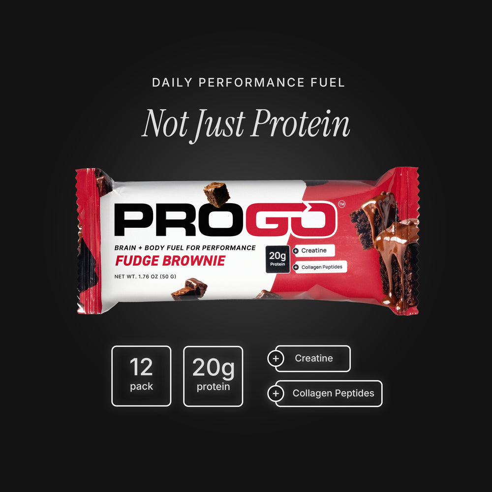 ProGo Protein Bars (Fudge Brownie) | 21g of 95% Pure Protein Isolate ...