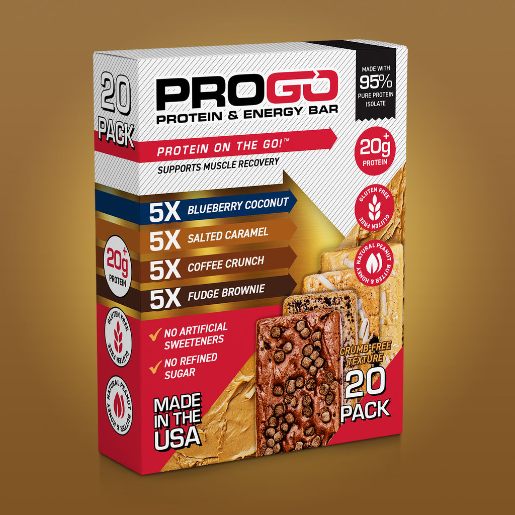 ProGo Protein Bars (Variety Pack) | Up to 22g of 95% Pure Protein ...